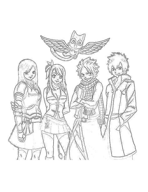 Coloriages Fairy Tail Imprimer