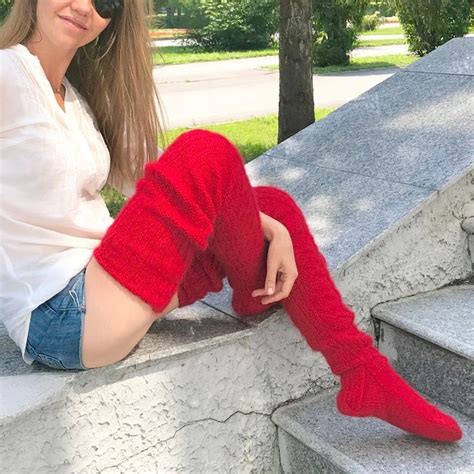 Over Knee Stockings Thigh High Leggings Long 31 39 Inches Boot Socks Personalized Socks Chunky