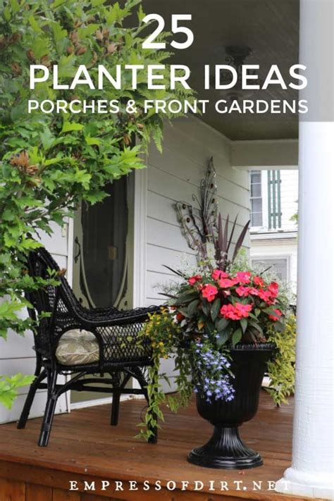 Give The Front Of Your House A Boost With These Planter Ideas With