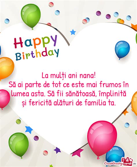 La Mul I Ani Nana Free Cards