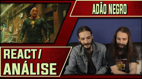 ADÃO NEGRO TRAILER OFICIAL THE ROCK COMO ANTI HERÓI DA DC REACT