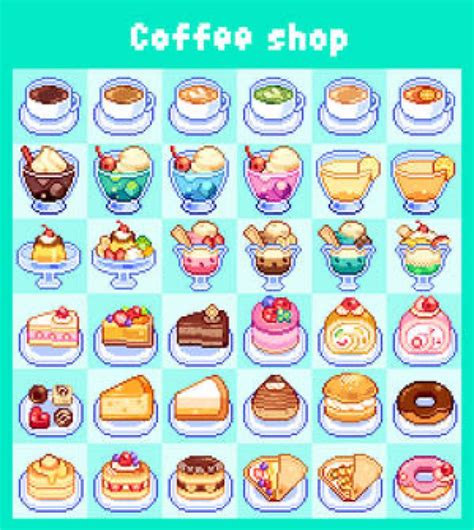 How To Pixel Art Pixel Art Food Cute Food Drawings Kawaii Drawings