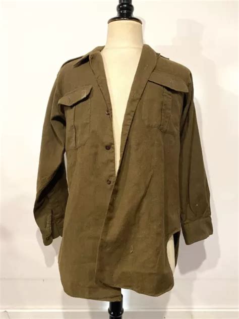 ANCIEN UNIFORME VESTE chemise militaire Armée Française ww2 Algérie à