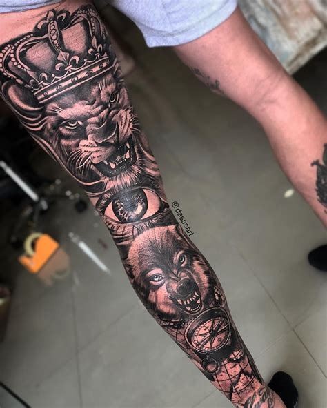 Tatuagem Na Perna Masculina Veja Modelos Para Escolher A Sua Artofit