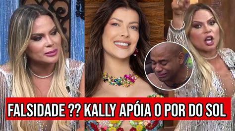 AFAZENDA15 FALSIDADE KALLY DECLARA TORCIDA PARA JAQUELINE E APÓIA