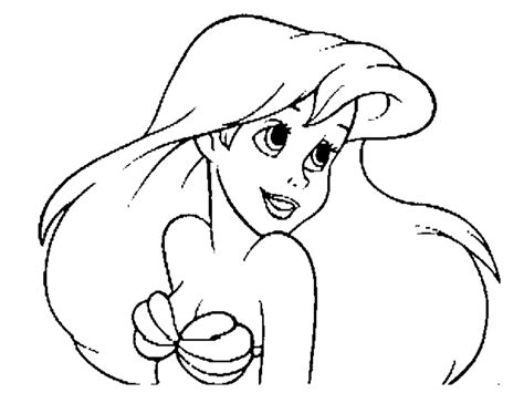 Disegni Da Colorare Ariel La Sirenetta
