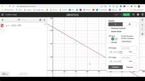 how to make and label a graph using desmos youtube