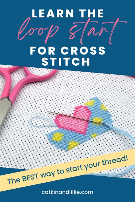 How To Do A Loop Start For Cross Stitch Artofit