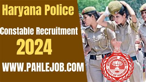 Haryana Police Constable Recruitment Official Notification For
