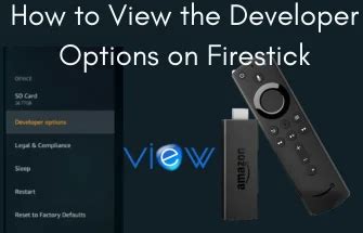 How To Get Developer Options On Firestick 2024 IPTViview