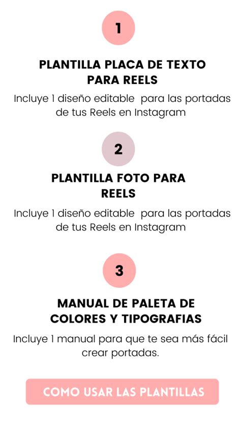 GRATIS Plantillas Para Portadas De Reels Preset Espacio