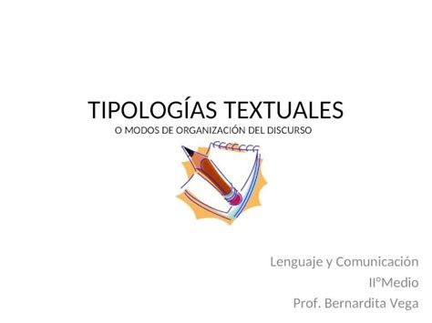 Ppt Tipolog As Textuales Lenguaje Y Comunicaci N Iimedio Prof