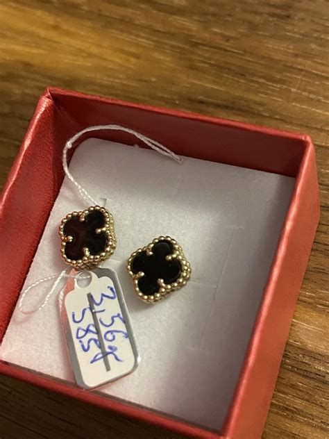 Kolczyki Zlote 585 Koniczynki Zloto Koniczyna Van Cleef 3 56 G Tczew