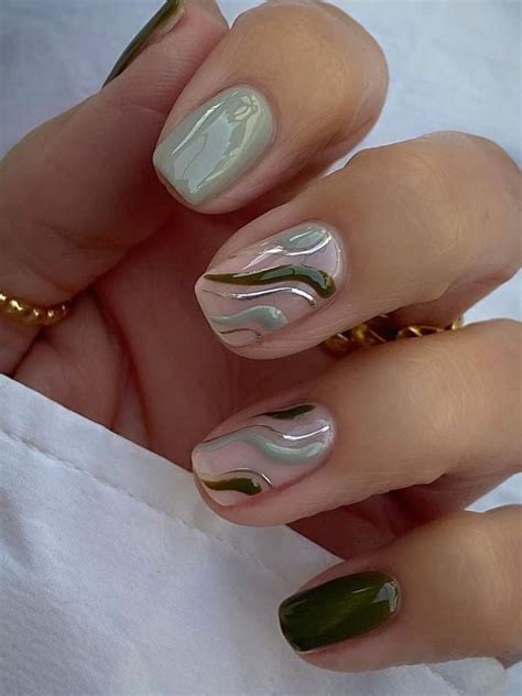 Trendy Sage Green Nails To Try This Spring Bridesmaids Nails