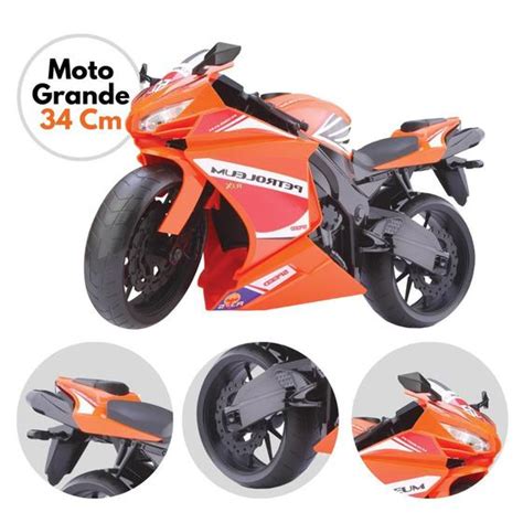 Moto Infantil Brinquedo RM Motorcycle Moto Grande 34 5 Cm Roma