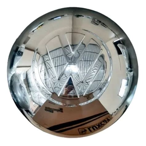 Calota Centro Roda Fusca Kombi Cromada Abaulada Vw Grande