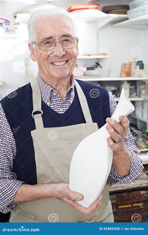 Man Holding Vase Of Flowers Royalty Free Stock Photo CartoonDealer
