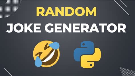 create random joke generator using python and tkinter tutorial youtube