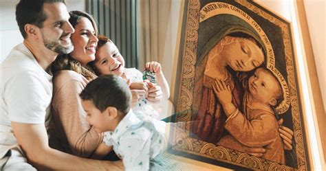 História incrível Nossa Senhora do Bom Conselho salvou a família de