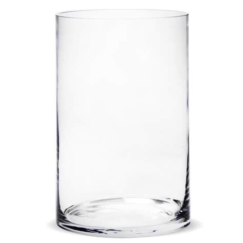 Duży Szklany Wazon Cylinder Przeźroczysty 30X19X19 Art Pol Sklep