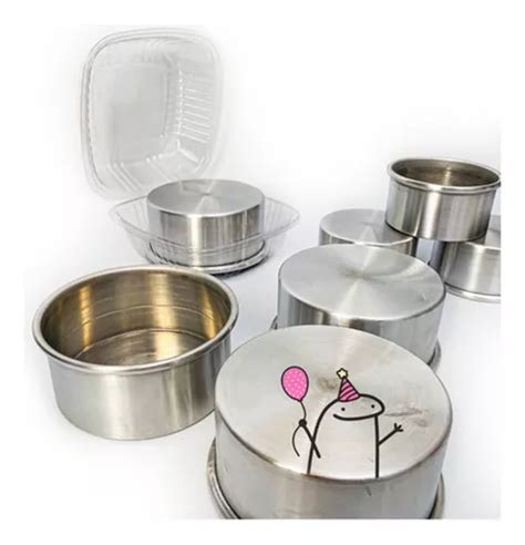 6 Formas Bento Cake Redonda De Fundo Fixo 10x5cm