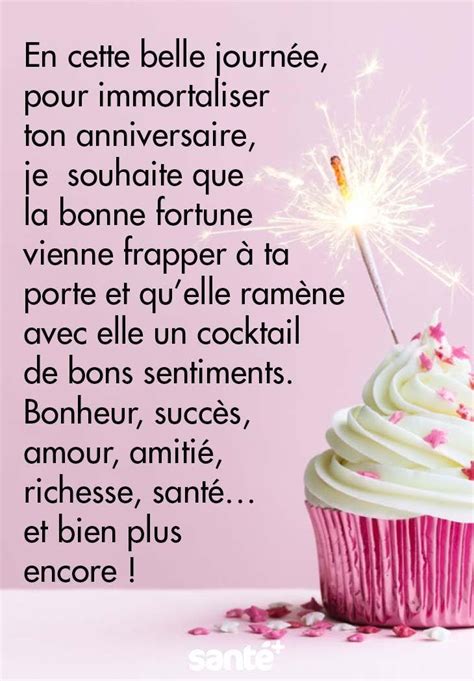 Message Danniversaire Textes Pour Souhaiter Un Joyeux Anniversaire