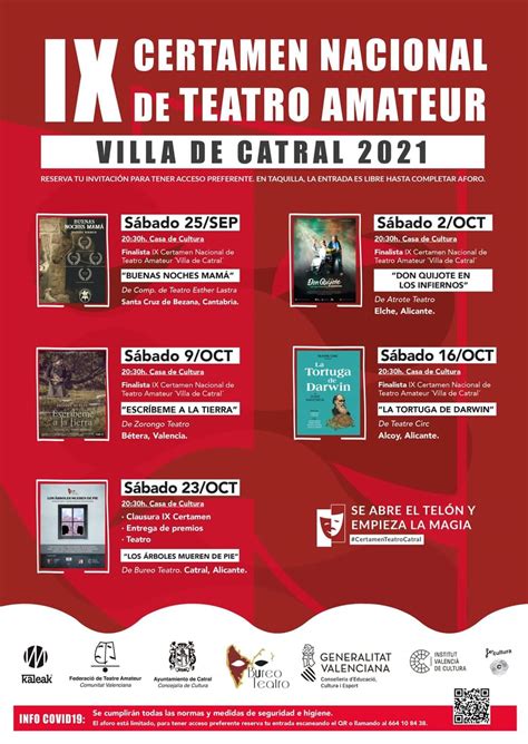 Catral Representación de la obra de teatro Escríbeme a la tierra en el