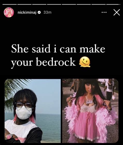 uziawge ピンク on Twitter Nicki Minaj posts Lil Uzi Vert on her