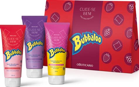 Kit Presente Cuide Se Bem Bubbaloo Itens O Botic Rio