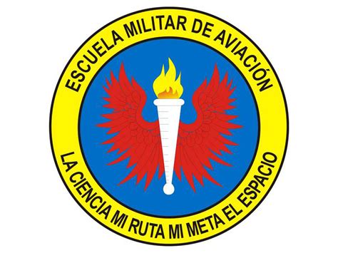 Símbolos Escuela de Postgrados Fuerza Aeroespacial Colombiana