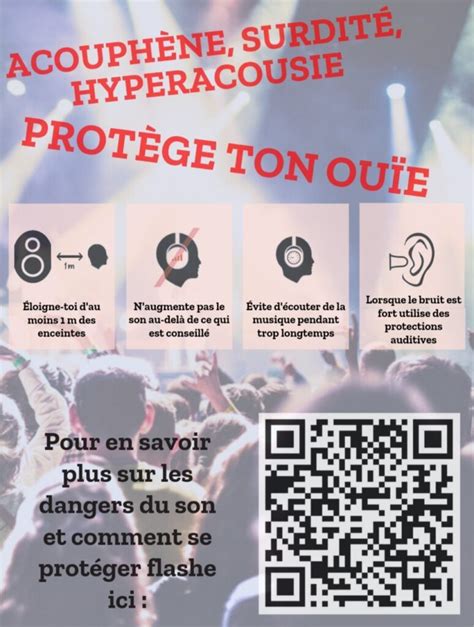 Campagne de sensibilisation aux risques auditifs Lycée Henri Bergson