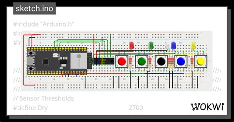 push button test wokwi esp32 stm32 arduino simulator