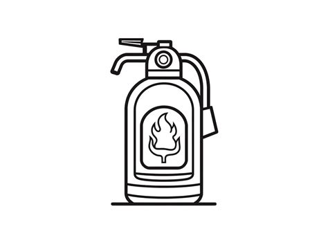 Printable Fire Extinguisher To Color Coloring Page