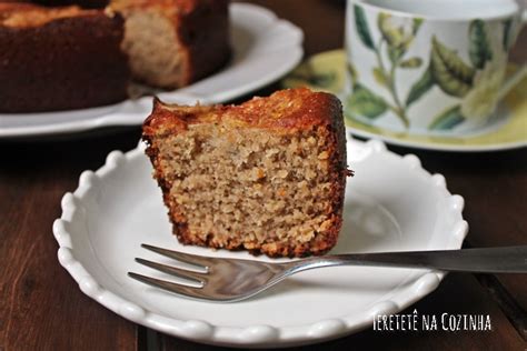 Bolo de banana aveia Bolo de Banana Fit Teretetê na Cozinha