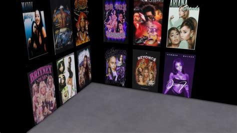 Check Out These Celebrity Posters On My Patreon Sims4 Sims4cc Eminem
