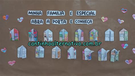 Mural Para O Dia Da Fam Lia Na Escola Cantinho Alternativo