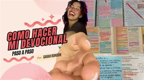 Como Hacer Mi Devocional Paso A Paso Youtube