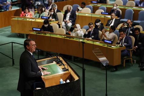 Onu Leia A Ntegra Do Discurso De Bolsonaro Na Assembleia Oeste News
