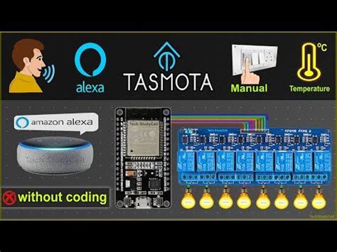 Home Automation With Tasmota Using ESP32 Alexa Voice Control Relay