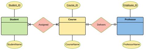 entity relationship er diagram model with dbms example
