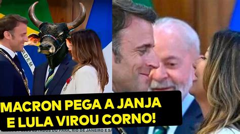 Hil Rio Macron Lasca Beijo De Novela Na Janja E Lula Vira Corno A