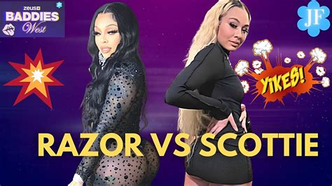 Baddies West Star Razor Blast Scottie On Ig Live After Watching The Trailerscottie With The