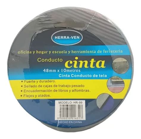 Cinta Conducto De Tela Tirro Plomo Mm X Mt Mercadolibre