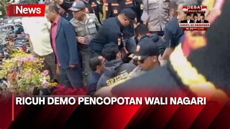 Demo Memanas Di Kabupaten Solok Buntut Pencopotan Wali Nagari YouTube
