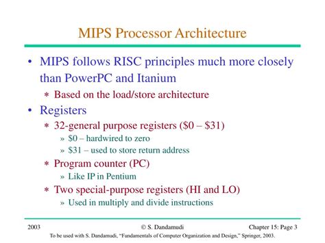 ppt mips assembly language powerpoint presentation free download id 3793129