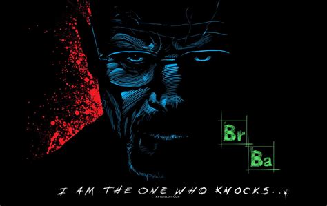 Bryan Cranston As Walter White From Breaking Bad Illustration Breaking