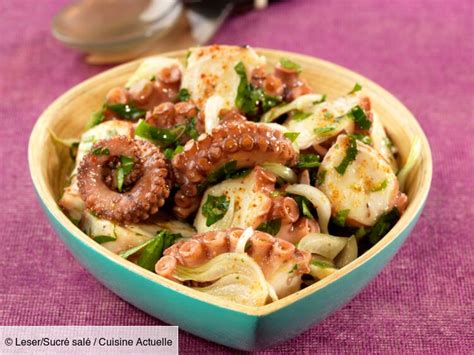 Salade de poulpe facile découvrez les recettes de Cuisine Actuelle