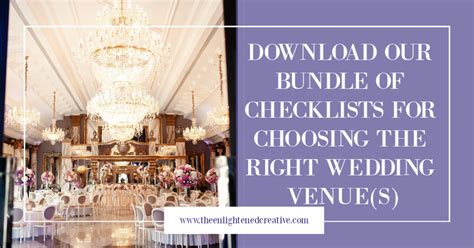 A Bundle Of Wedding Venue Site Visit Checklists And A Venue Comparison