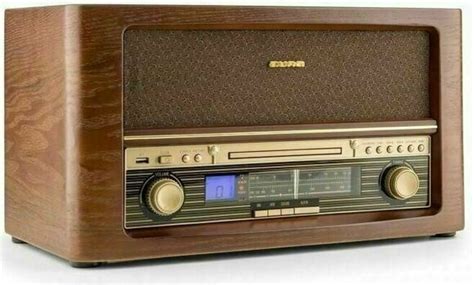 Auna Belle Epoque Dab Wood Retro Radio Muziker
