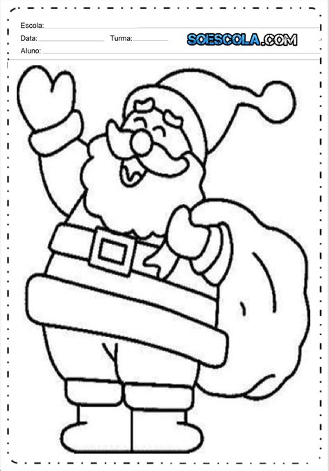 Desenhos De Papai Noel Para Colorir E Imprimir Desenhos De Natal
